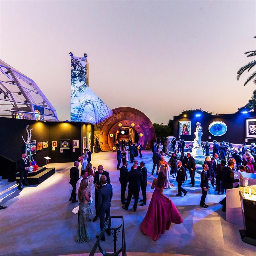 这场海底风格的慈善晚宴活动策划的老式船舱通道太有意思了 - 会展活动策划CCASY.COM