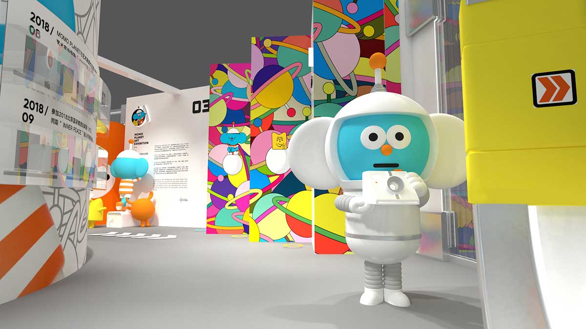 MOMO PLANET主题展览活动策划的沉浸式太空之旅才是匠心之作 - 会展活动策划CCASY.COM