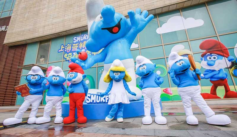苏州蓝精灵主题活动策划了七大互动场景，带你快乐回蓝 - 会展活动策划CCASY.COM
