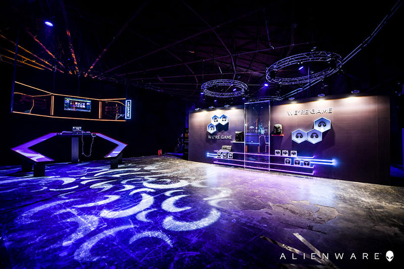 ALIENWARE“创造即游戏”发布会活动策划更像是一场潮人轰趴 - 会展活动策划CCASY.COM