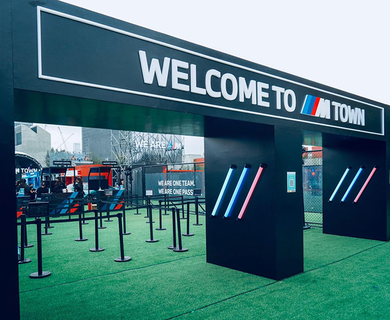 BMW香港“宝马M小镇”活动50周年嘉年华活动策划白天夜晚各有特色 - 会展活动策划CCASY.COM