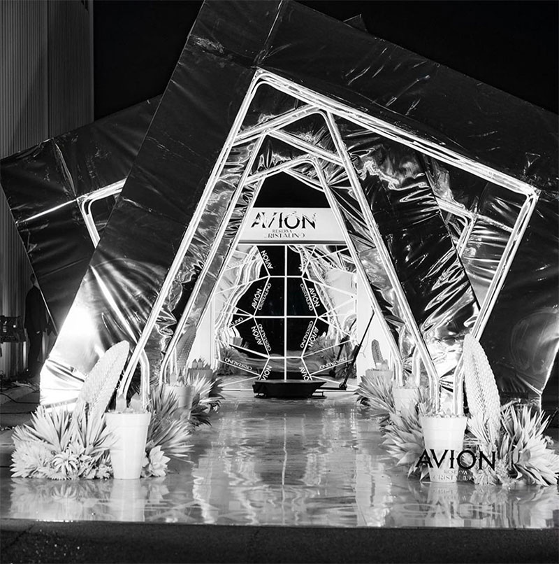 Avión特级香槟音乐节品牌体验活动策划的拍照装置相当吸睛 - 会展活动策划CCASY.COM