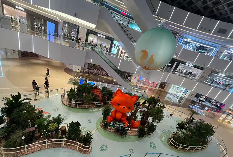 深圳天河城森林幻想曲主题活动策划让可爱的动物缝补了灵魂的疲惫 - 会展活动策划CCASY.COM